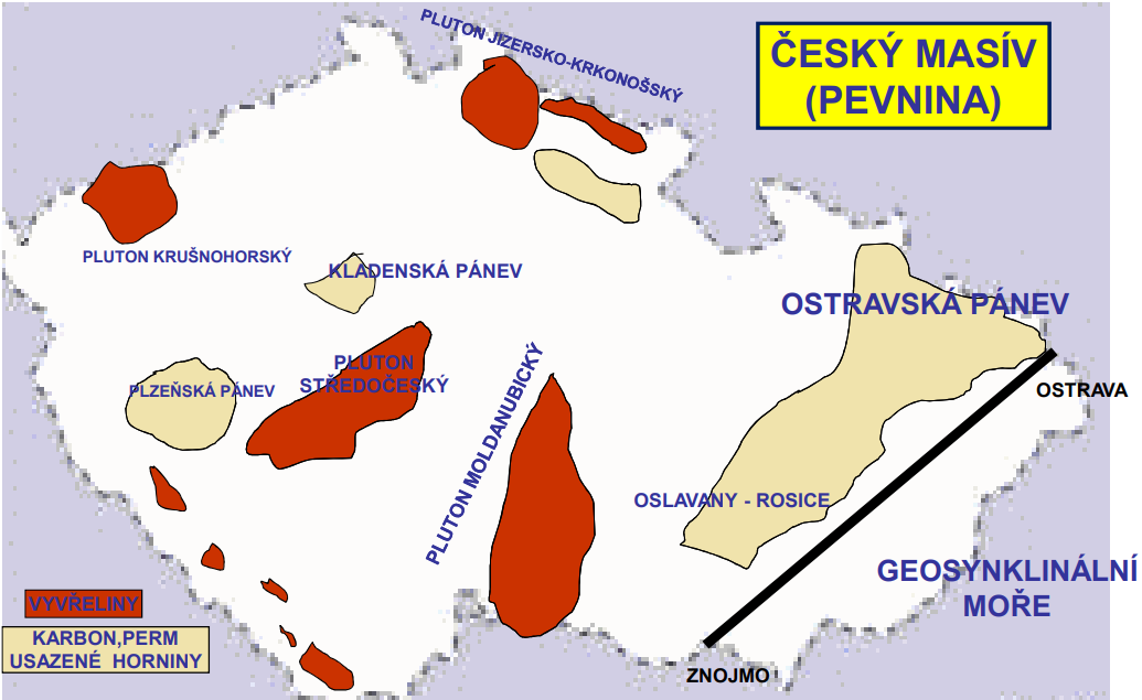 Geografický vývoj a stavba území ČR › Přírodopis › Uč se online! ️ ...